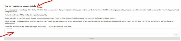 SRD Change Banking Details for Your R370 Grant Payments in 2024